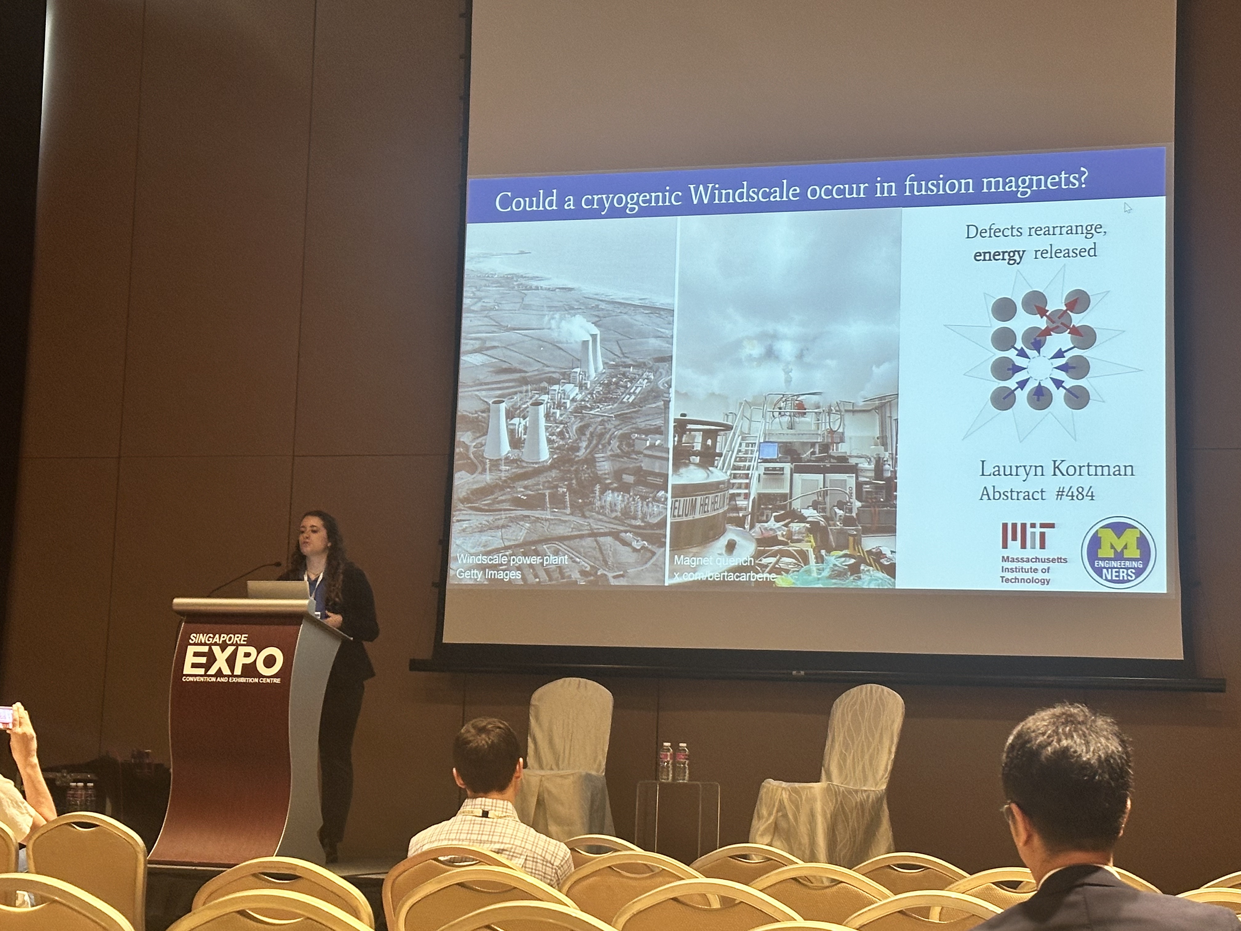 Prof. Kevin Field and Lauryn Kortman Present at NuMat 2024 in Singapore ...